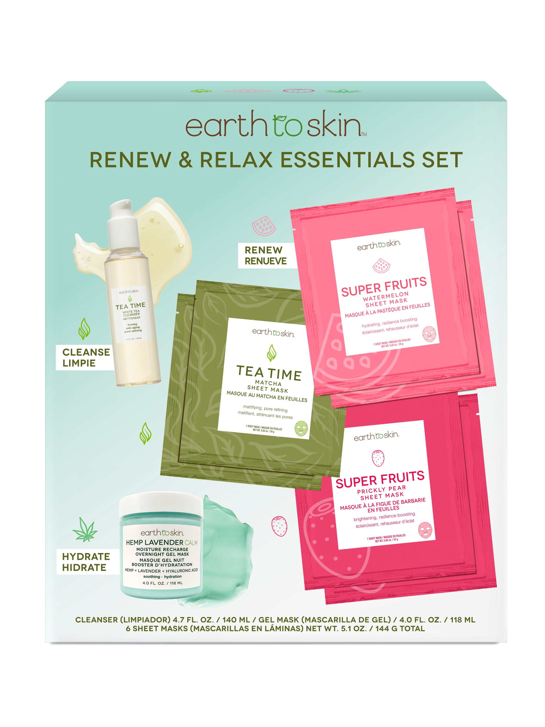 Renew & Relax Essentials Set – EarthToSkin